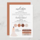 Signature Script Bridesmaid Wedding Info Card | Zazzle