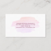 Signature Script Simple Watercolor Brushstroke Business Card | Zazzle