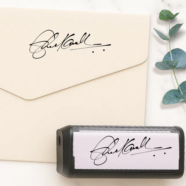 Signature Stamp | Upload Your Handwritten Name | Zazzle