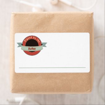 Signed by the Author Bookplate, Label | Zazzle