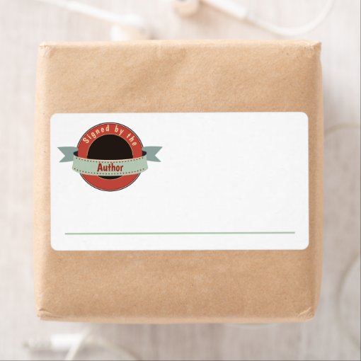Signed by the Author Bookplate, Label | Zazzle