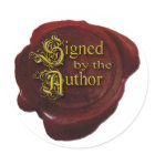 Signed by the Author Sticker | Zazzle