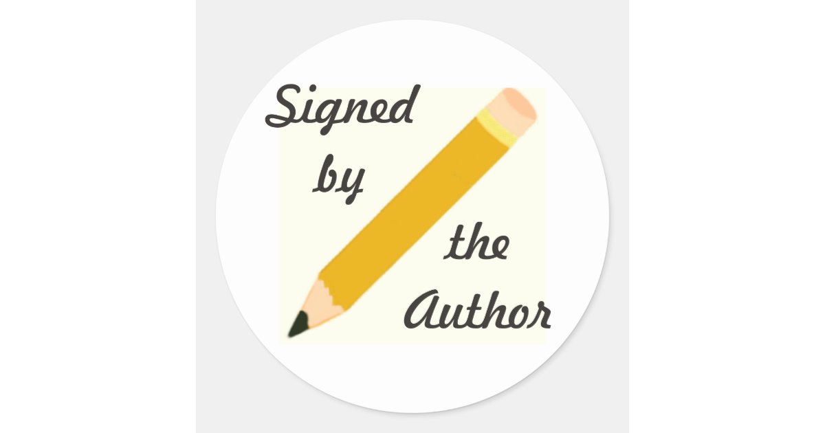 Signed Copy - Round Stickers (#54) | Zazzle