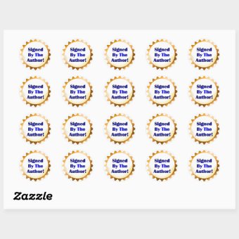Signed Copy Stickers | Zazzle