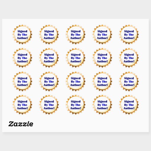 Signed Copy Stickers | Zazzle