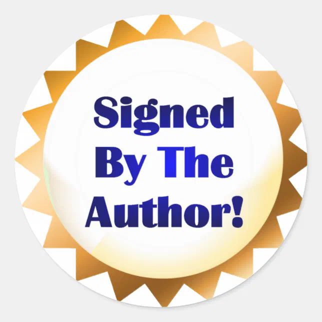 Signed Copy Stickers | Zazzle