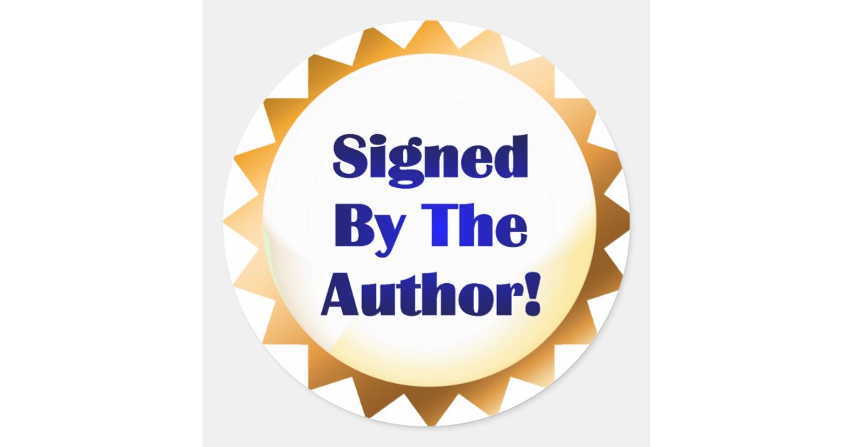Signed Copy Stickers | Zazzle