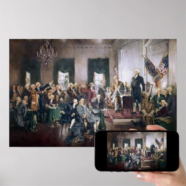 Signing the US Constitution Print | Zazzle