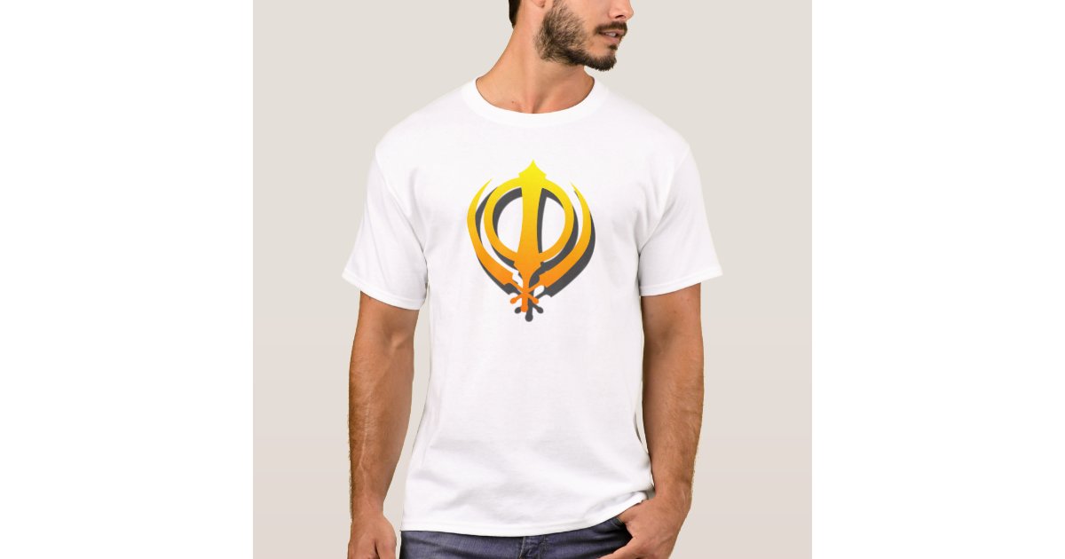 Sikh Khanda Khalsa Sikhism Punjabi T-Shirt | Zazzle