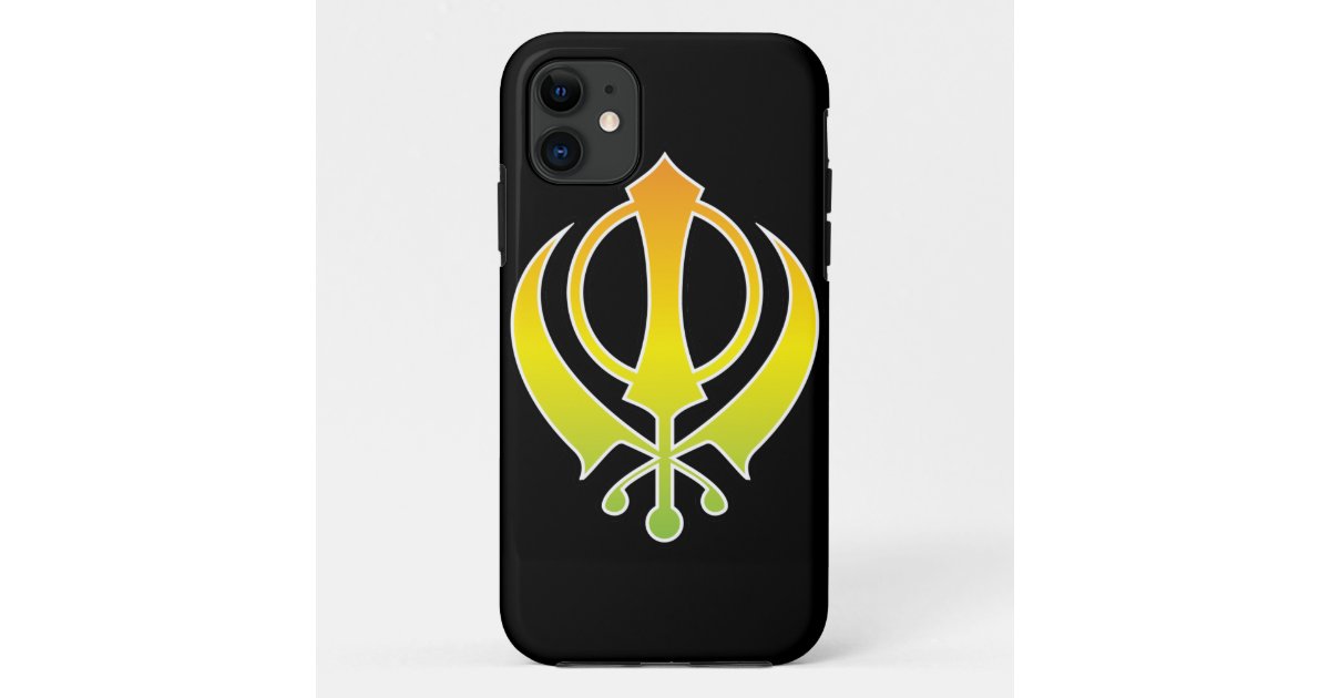 Sikhism Khanda Logo iPhone Case | Zazzle