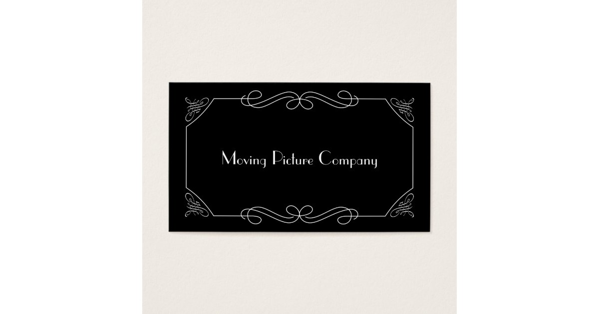 Silent Film Intertitle Business Card | Zazzle.com