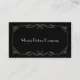 Silent Film Intertitle Business Card | Zazzle