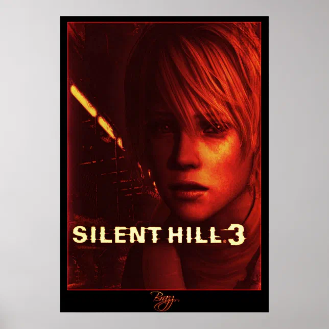 Silent Hill 3 Box Art Cover Red Version Poster | Zazzle