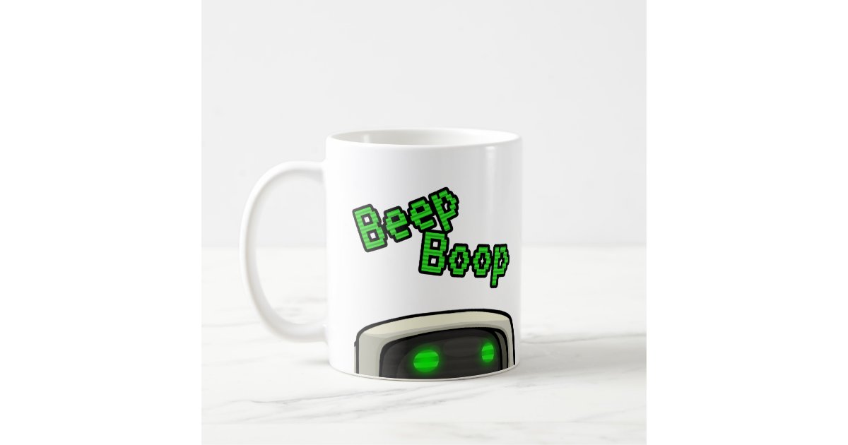 Silent Observer Beep Boop Coffee Mug | Zazzle
