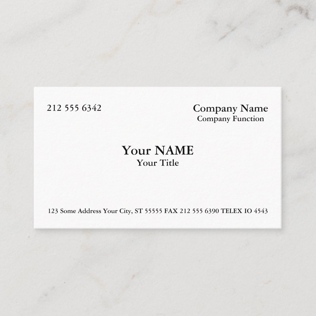 Silian Rail Business Card | Zazzle