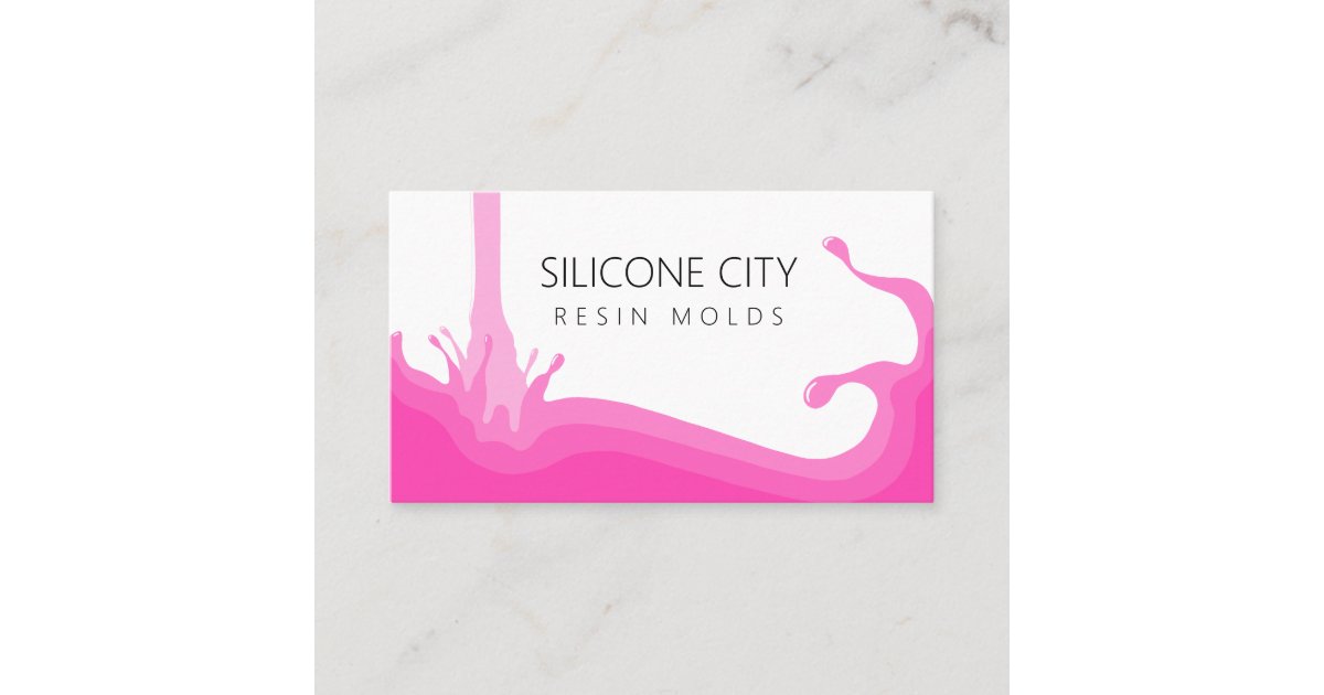 Silicone Resin Mold Business Card | Zazzle