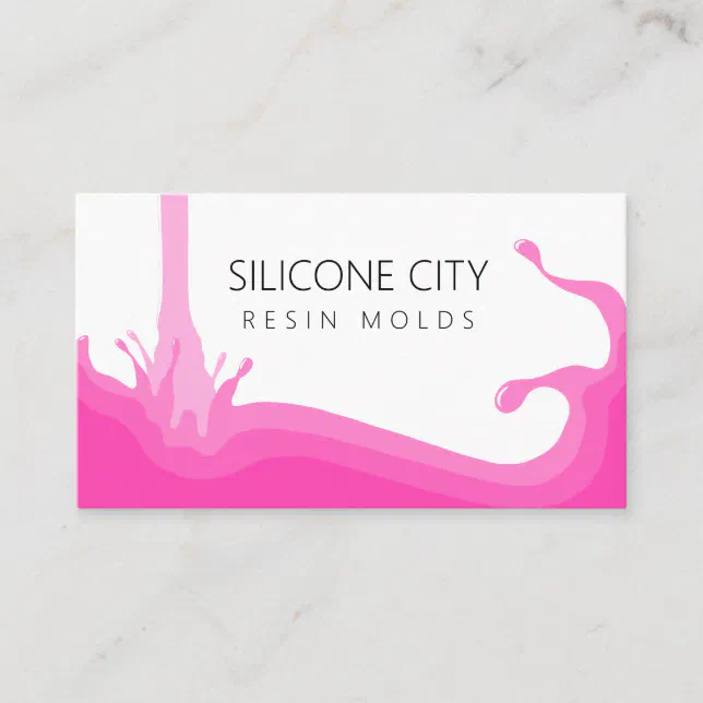 Silicone Resin Mold Business Card | Zazzle