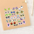 Silly Cartoon Eyes & Eyeballs Sticker Set | Zazzle