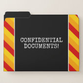 Silly "CONFIDENTIAL DOCUMENTS!" File Folder Set | Zazzle
