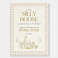 Silly Goose Beige Baby Shower Welcome Sign | Zazzle