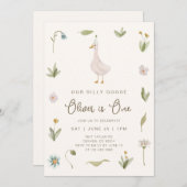 Silly Goose Birthday Invitation | Zazzle