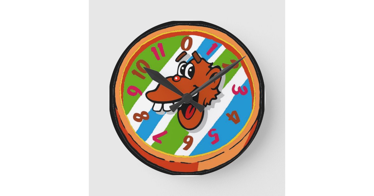 Silly Monkey Clock | Zazzle