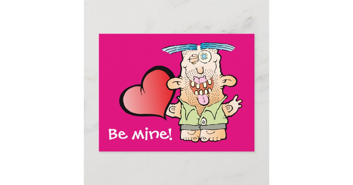 Silly Monster’s Very Mushy Postcard | Zazzle