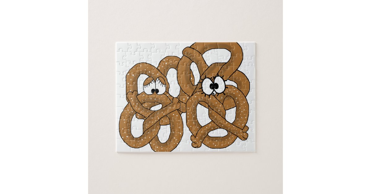 Silly Pretzel Puzzle Customize It! | Zazzle