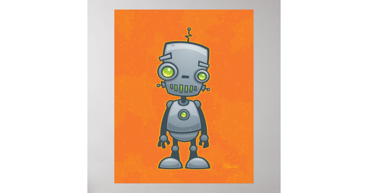 Silly Robot Poster | Zazzle