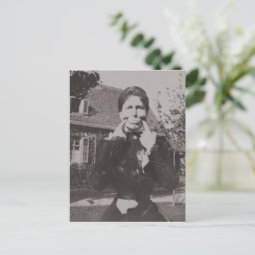 Silly Victorian Era Photo Woman Making Funny Face Postcard | Zazzle