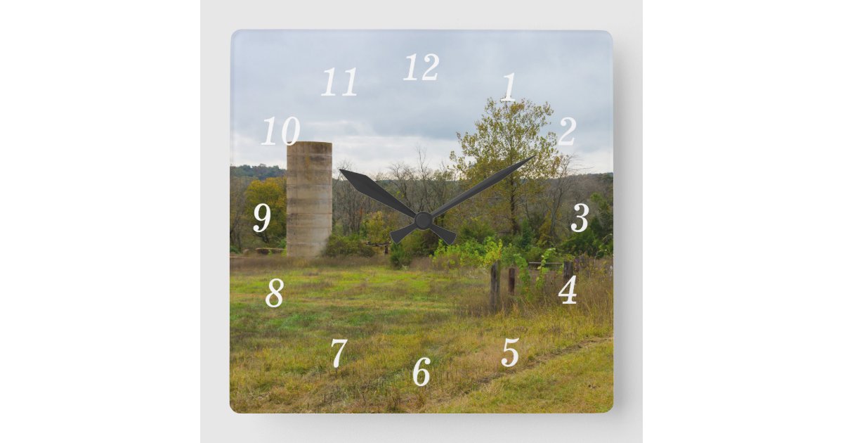 Silo Still Stands Wall Clock | Zazzle