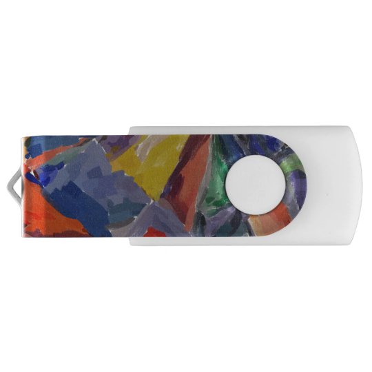 Silver, 8 GB, Black, Abstract USB Flash Drive | Zazzle.com