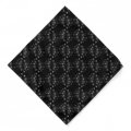Silver and Black Paisley Design Bandana | Zazzle