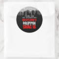 Silver and Red Drippin Swag 16 Birthday Classic Round Sticker | Zazzle