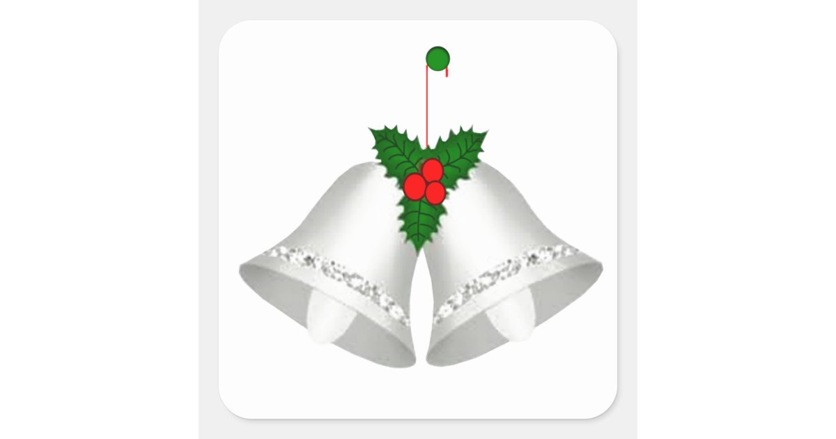 Silver Bells Sticker | Zazzle