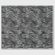 Silver Black Zebra Print Wrapping Paper | Zazzle
