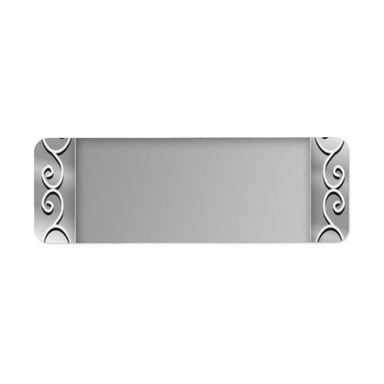 Silver Blank Return Address Labels Zazzle Silver Blank Return Address Labels Zazzle
