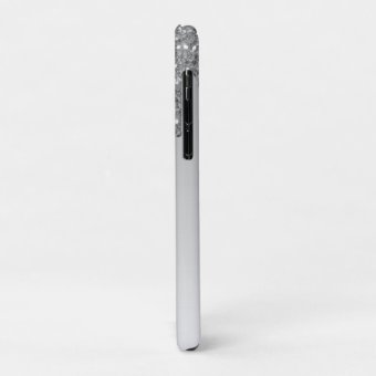 Silver Bling Luxury Sparkle Glitter Monogram Case-Mate iPhone Case | Zazzle