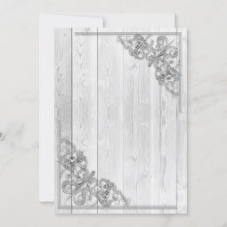 Silver Border Anniversary Celebration Invitation | Zazzle