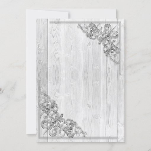 Silver Border Anniversary Celebration Invitation | Zazzle