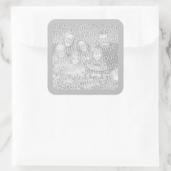 Silver Border Photo Sticker | Zazzle