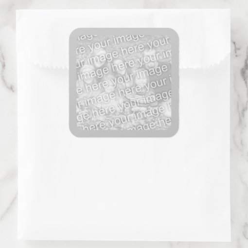 Silver Border Photo Sticker | Zazzle