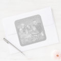 Silver Border Photo Sticker | Zazzle