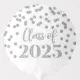 Silver Confetti Class of 2025 Graduation Balloon | Zazzle
