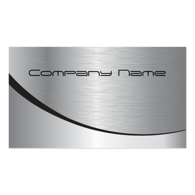 Silver Corporate Business Card
