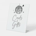 Silver Disco Ball Sign Cards and Gifts Sign | Zazzle