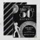 Silver Disco Ball Studio 54 Party 50th Birthday Invitation | Zazzle