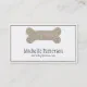 Silver Dog Bone Business Card Design | Zazzle
