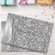 Silver Faux Glitter Glam Bling Personalized Metal Tissue Paper | Zazzle