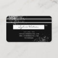 Silver Foil Splash Credit Card add your logo | Zazzle